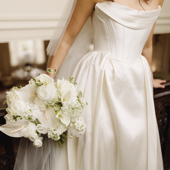 Sarah Seven | Dresses | Sarah Seven Morrison Wedding Gown | Poshmark